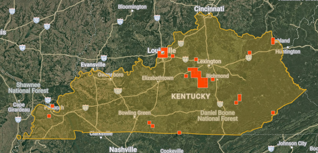 Get On the 2025 Botany Blitz Map! - Kentucky Native Plant Society